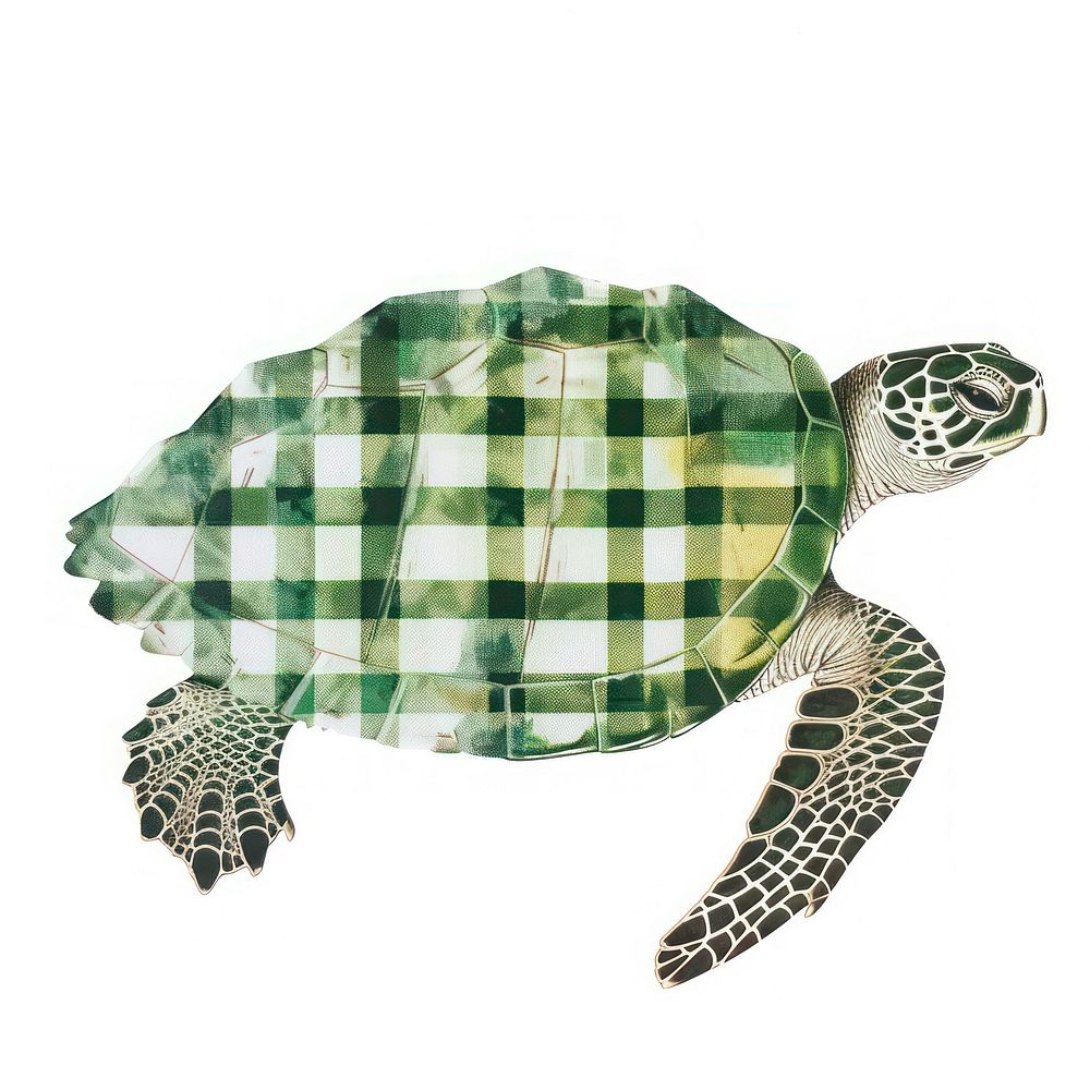 Turtle collage cutout tortoise reptile | Free Photo Illustration - rawpixel