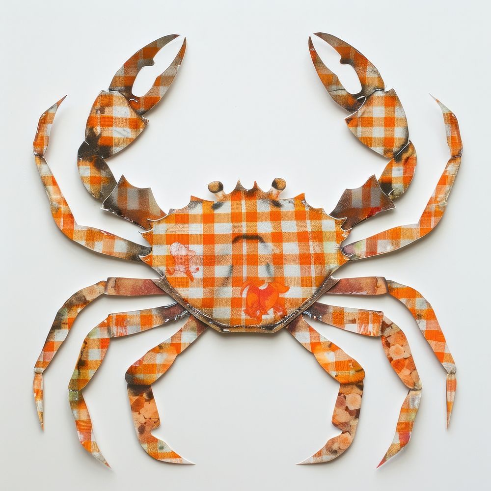 Crab collage cutout invertebrate weaponry | Free Photo Illustration ...
