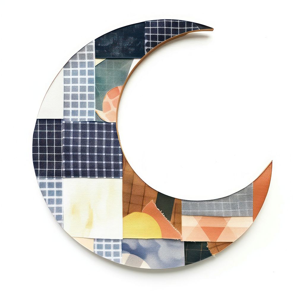 Crescent collage cutout disk. | Free Photo Illustration - rawpixel