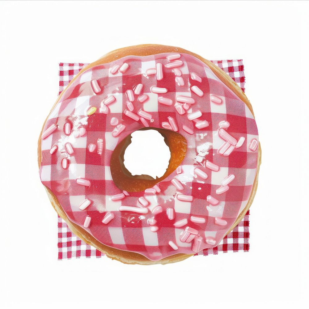Donut collage cutout confectionery dessert | Free Photo Illustration ...