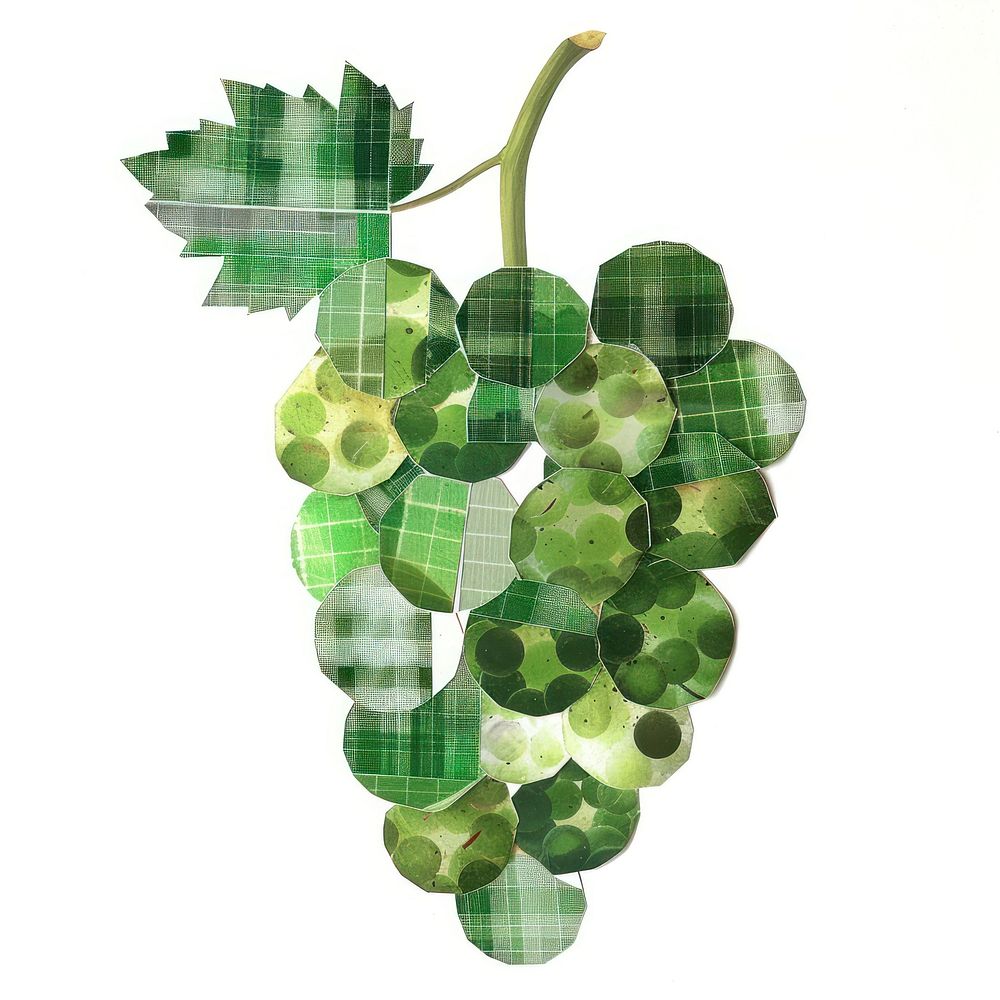 Green grape collage cutout grapes | Free Photo Illustration - rawpixel