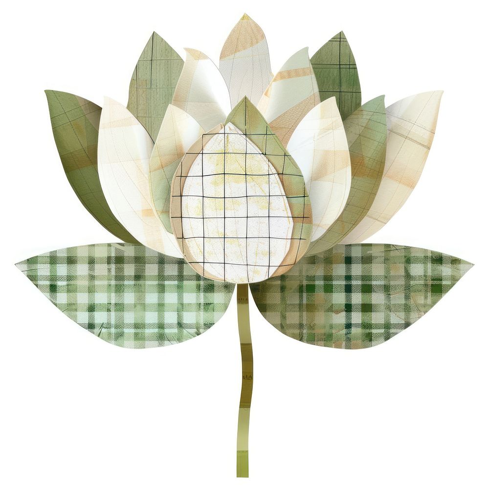 Lotus collage cutout chandelier blossom | Free Photo Illustration ...