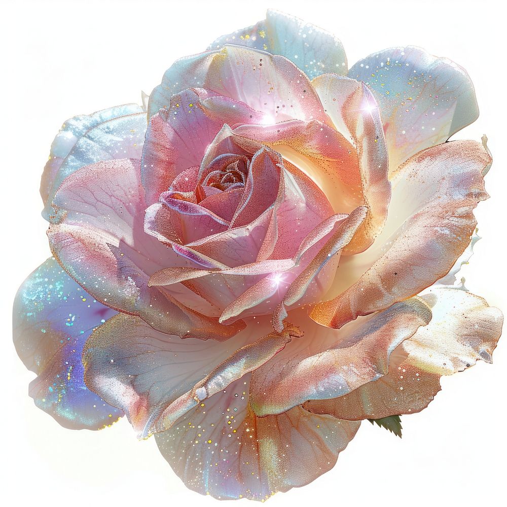 Ethereal iridescent rose blossom | Free Photo - rawpixel