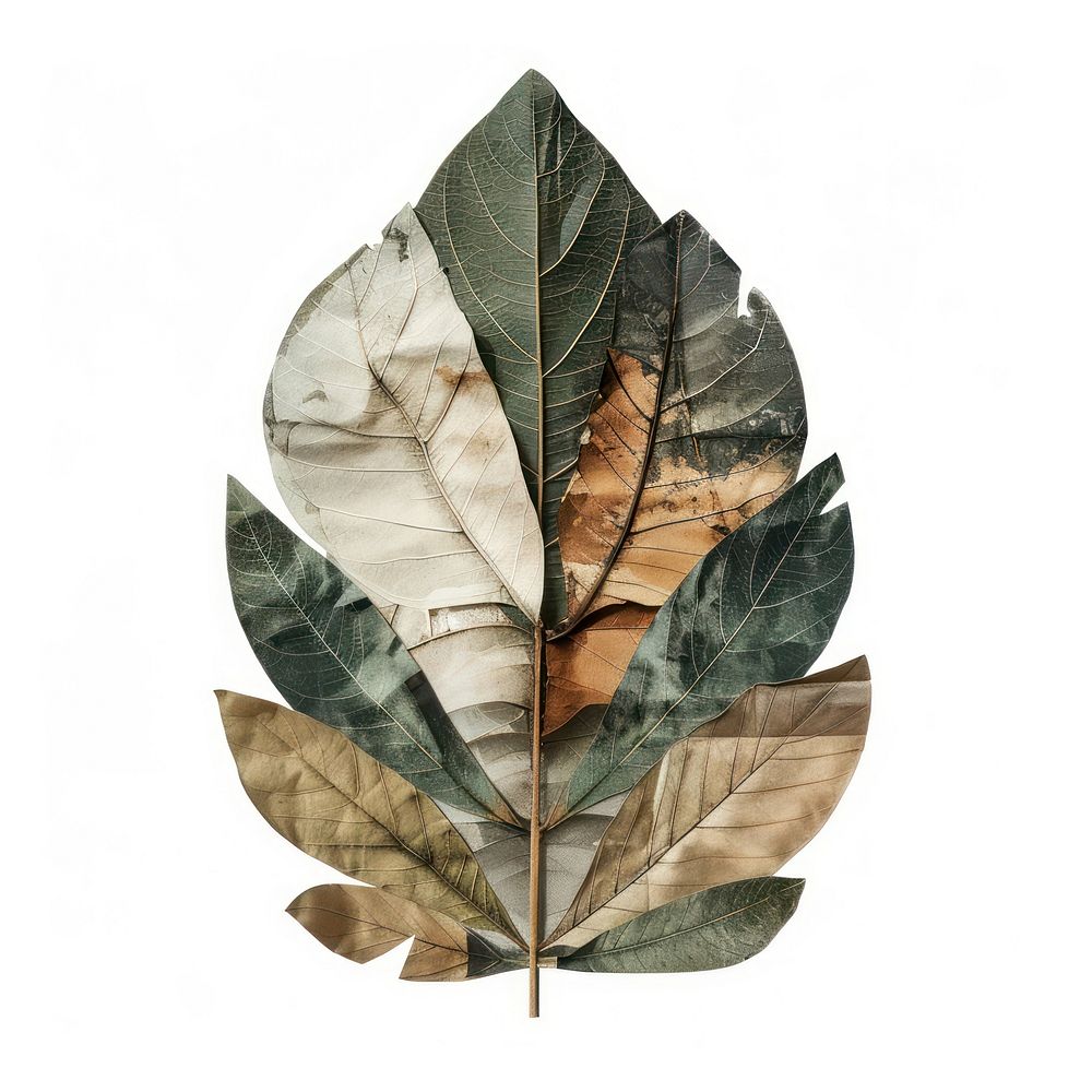 Nature-inspired abstract leaf art | Free Photo Illustration - rawpixel