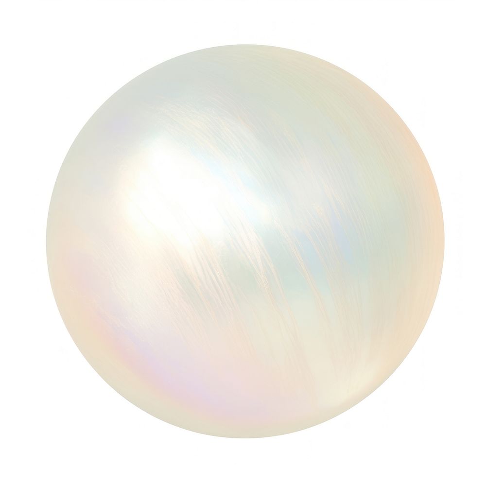 Lustrous iridescent white pearl sphere | Free Photo - rawpixel