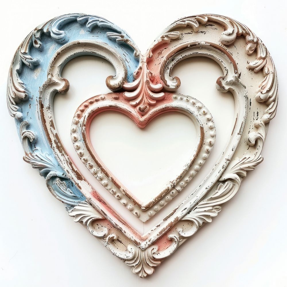 Vintage ornate heart frame | Free Photo - rawpixel