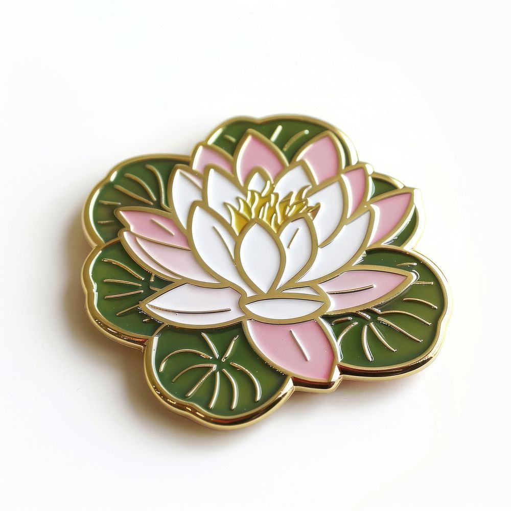 Elegant lotus flower pin | Free Photo - rawpixel
