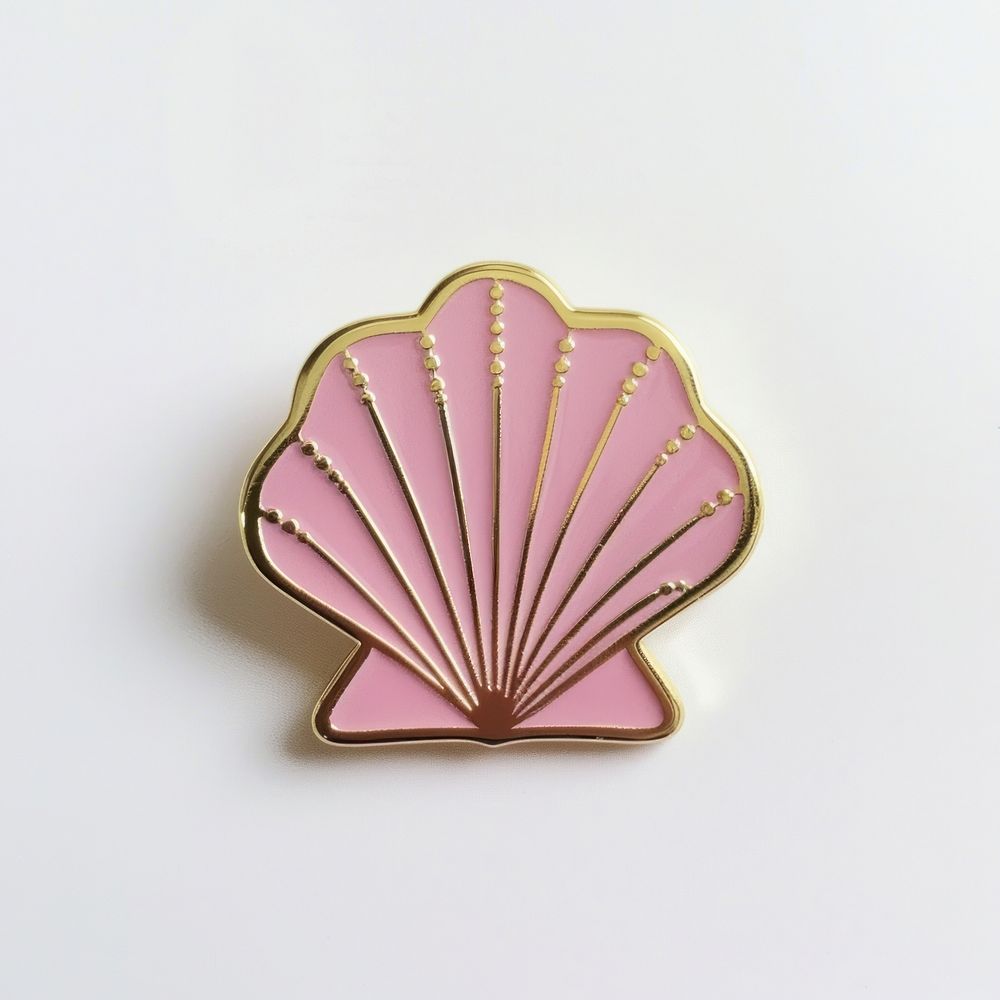 Elegant pink seashell pin | Free Photo - rawpixel