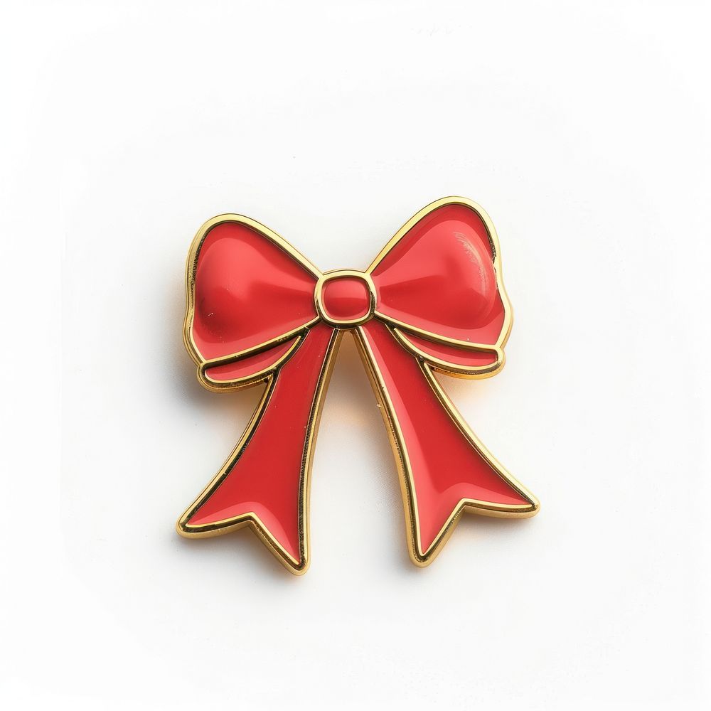 Elegant red bow pin | Free Photo - rawpixel