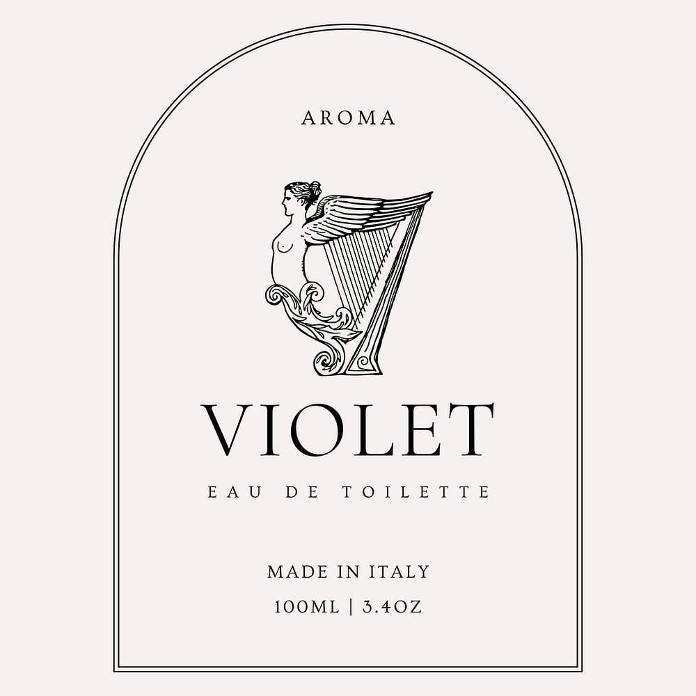 Perfume branding label template vector | Premium Vector Template - rawpixel