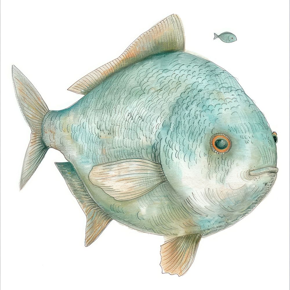 Ocean Sunfish animal shark carp. | Free Photo Illustration - rawpixel