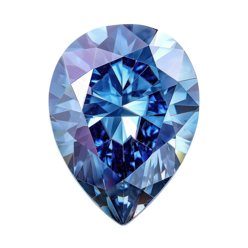 Elegant blue pear-shaped gemstone | Free Photo - rawpixel