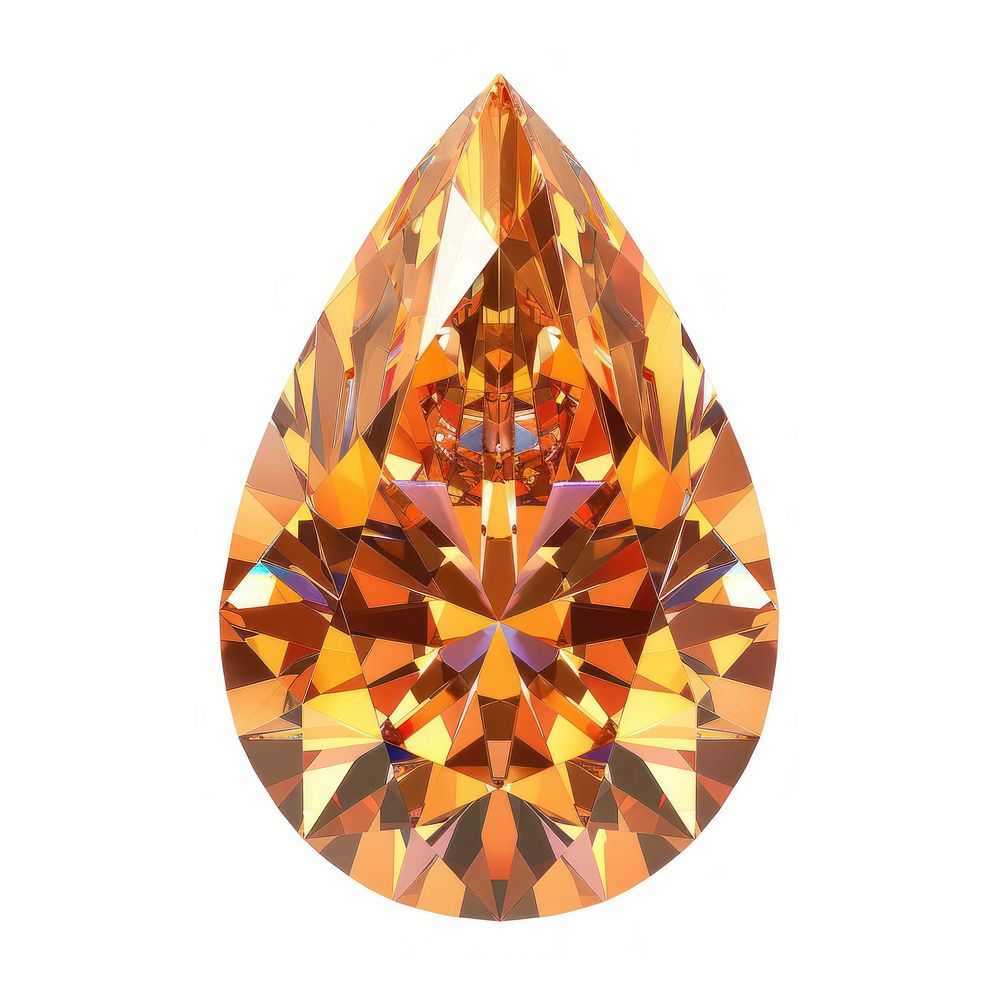 Radiant orange teardrop gemstone | Free Photo - rawpixel
