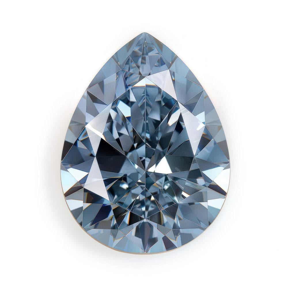 Elegant blue pear-shaped diamond | Free Photo - rawpixel