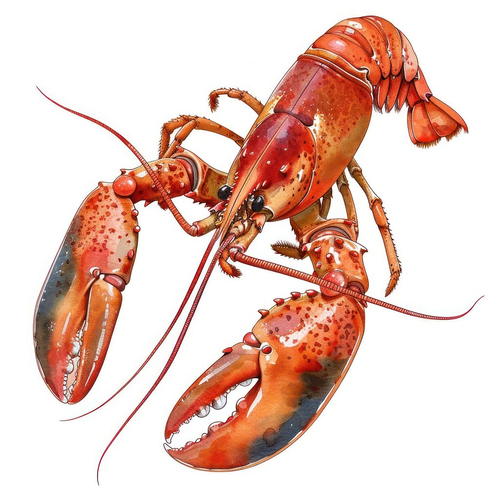 Detailed lobster marine illustration | Free Photo Illustration - rawpixel