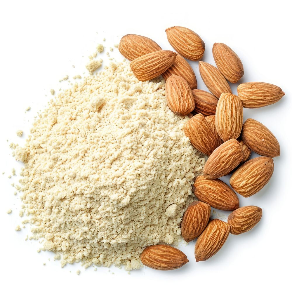 Almond flour almond produce grain. | Free Photo - rawpixel