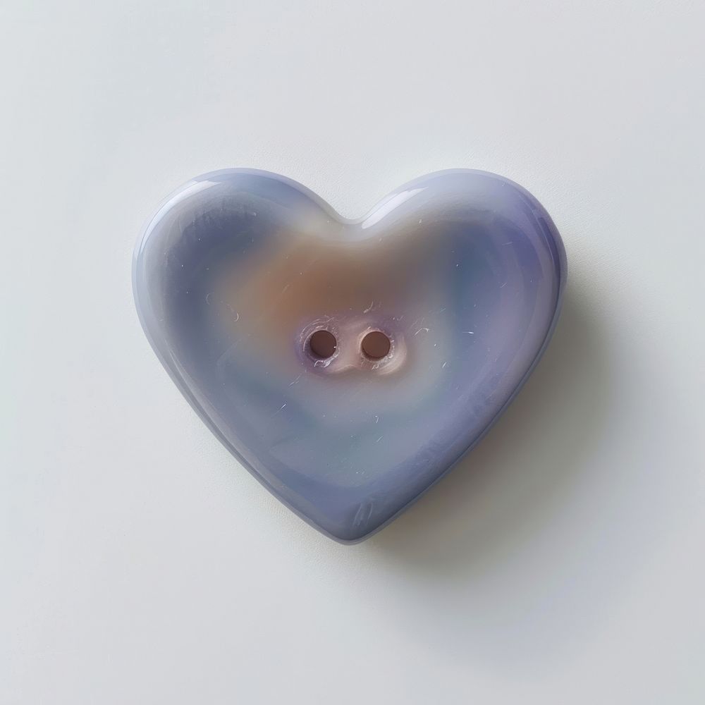 Heart-shaped button on white | Free Photo - rawpixel