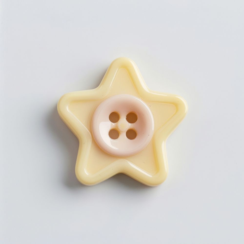 Star-shaped button for crafts | Free Photo - rawpixel