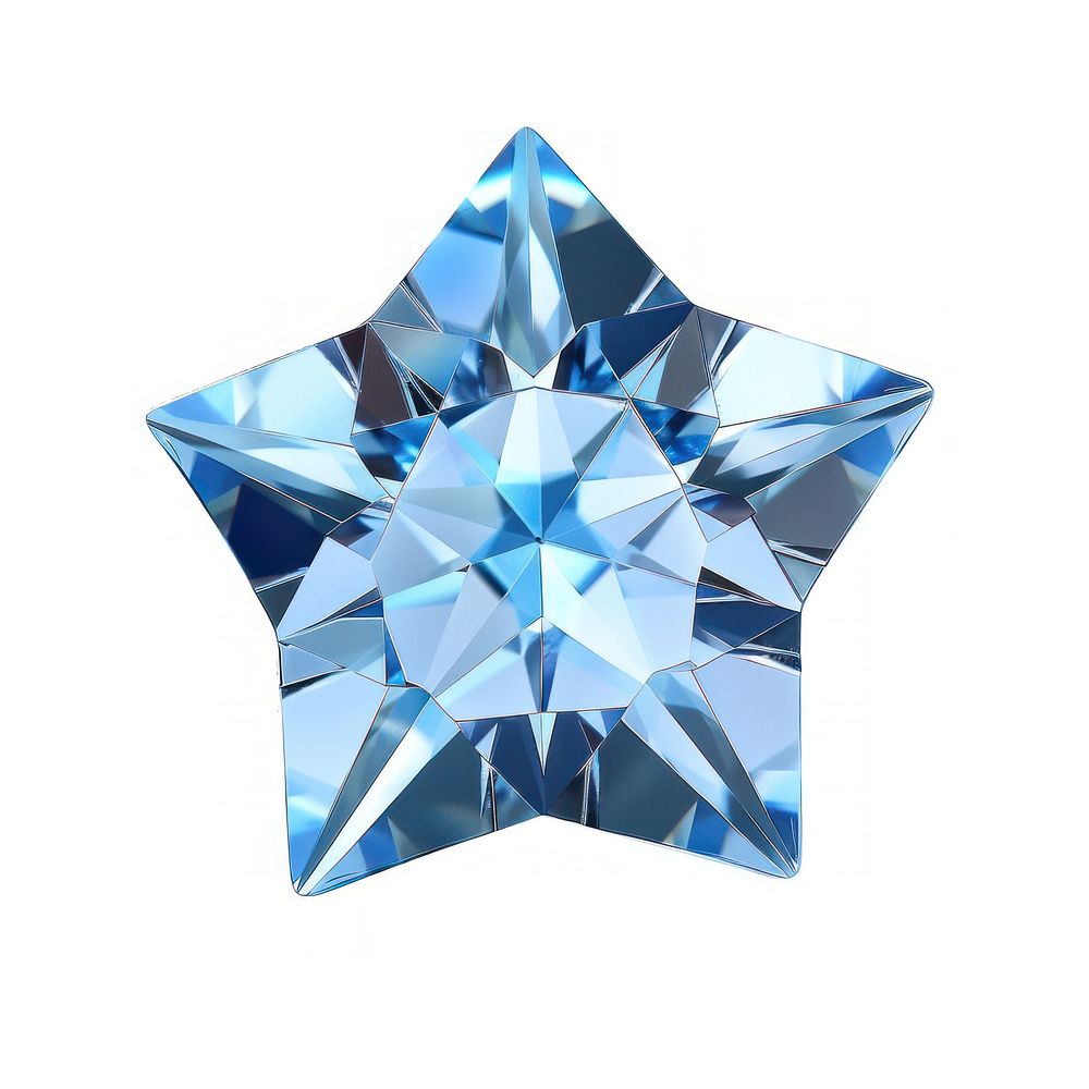 Sparkling blue star gem | Free Photo - rawpixel