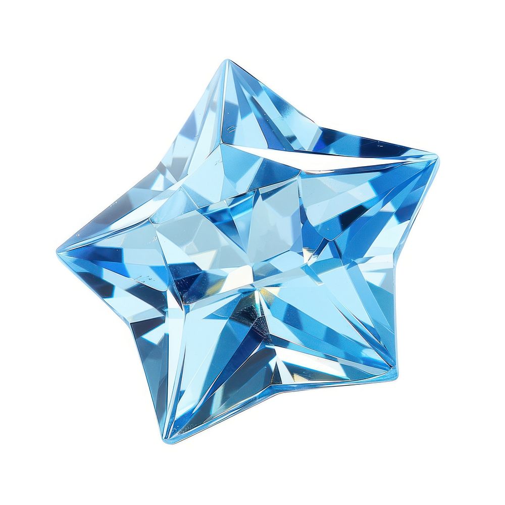 Blue crystal star decoration | Free Photo - rawpixel