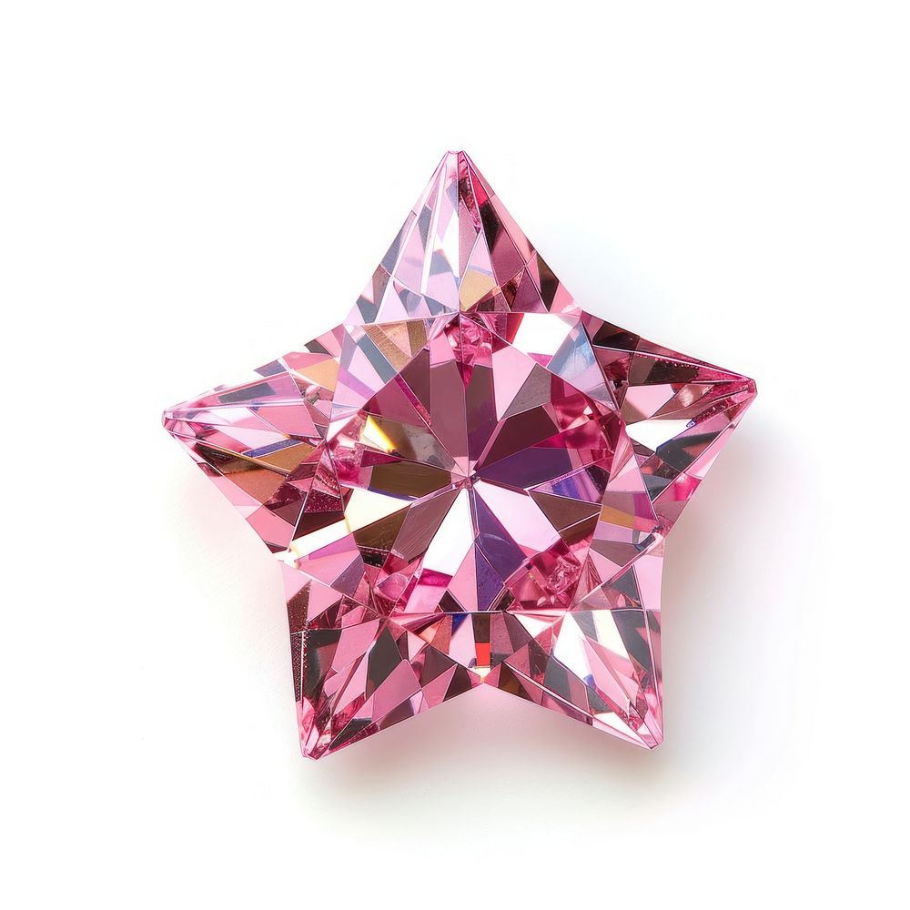 Pink star-shaped crystal gem | Free Photo - rawpixel