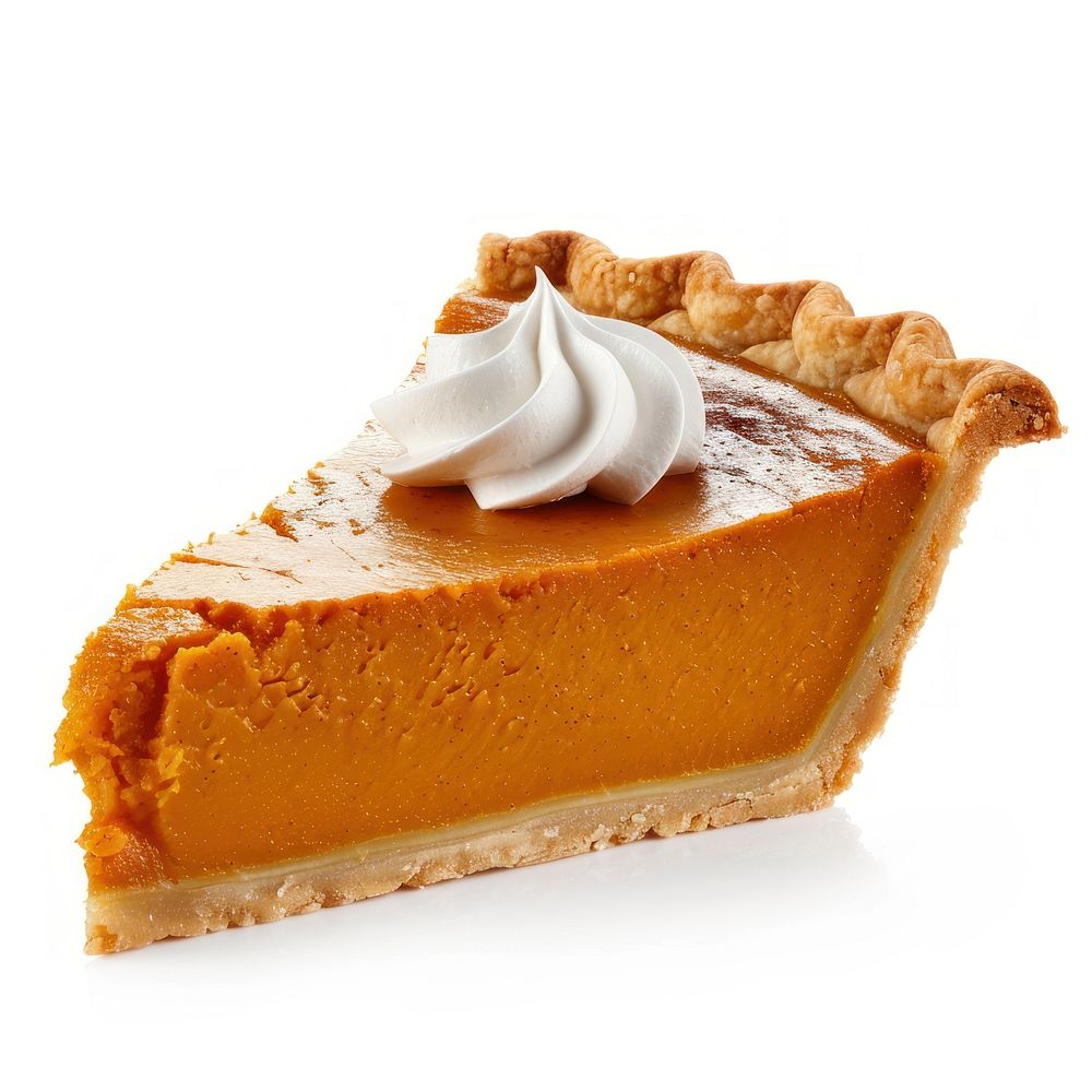 Delicious pumpkin pie slice. | Free Photo - rawpixel