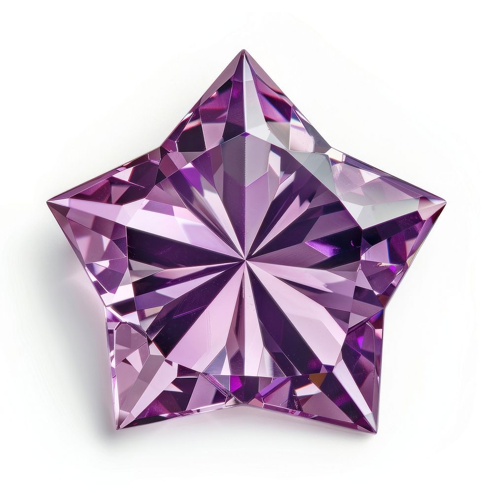 Purple star-shaped crystal gem | Free Photo - rawpixel