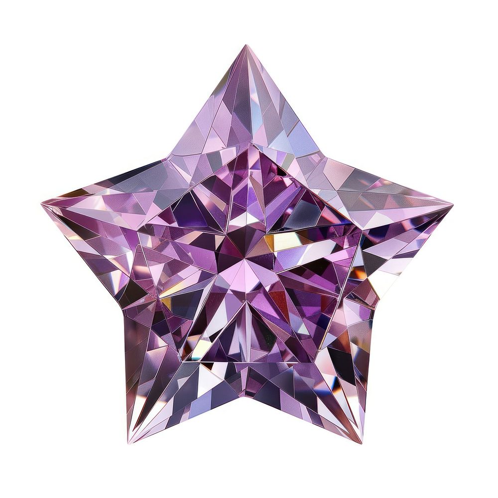 Purple star-shaped crystal gem | Free Photo - rawpixel