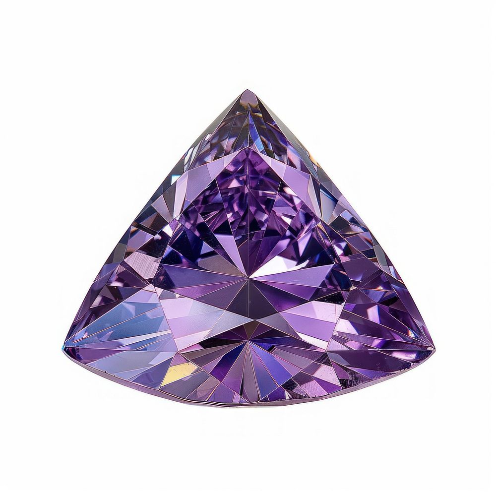 Radiant purple gemstone, triangular cut | Free Photo - rawpixel