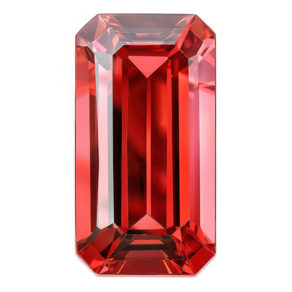 Radiant red emerald-cut gemstone | Free Photo - rawpixel