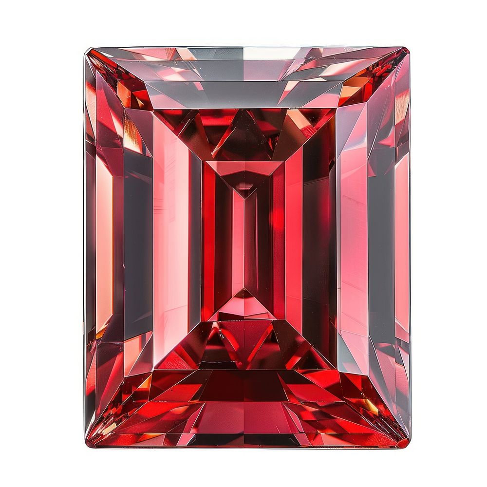 Radiant red gemstone, rectangular cut | Free Photo - rawpixel