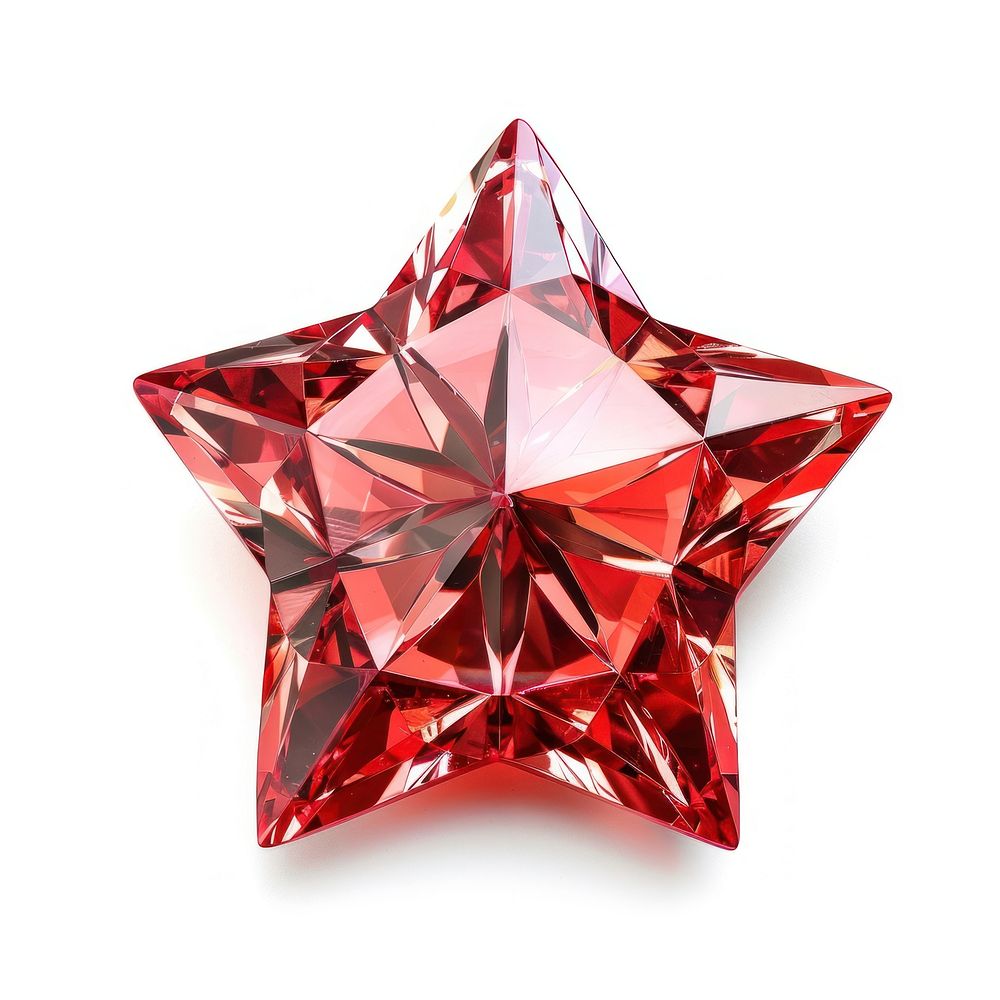 Shiny red star-shaped gemstone | Free Photo - rawpixel