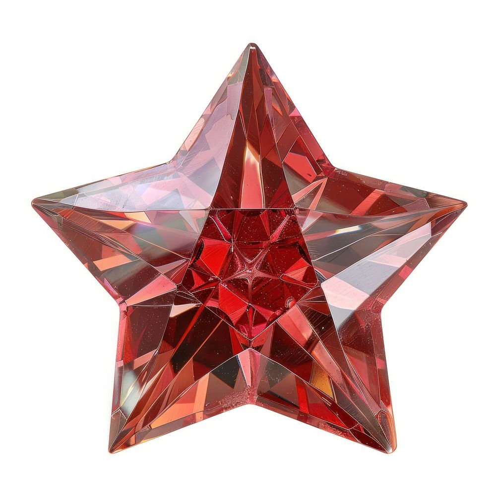 Red crystal star ornament | Free Photo - rawpixel