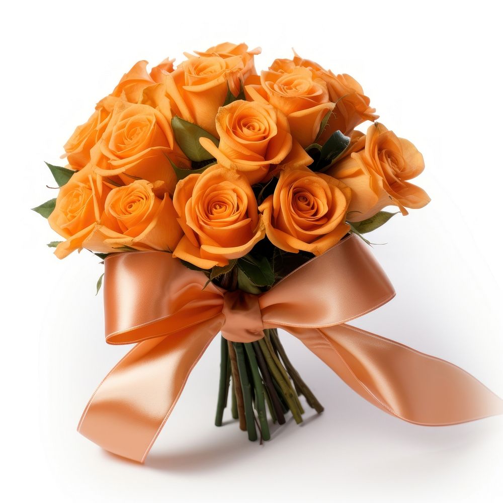 Elegant orange rose bouquet | Free Photo - rawpixel