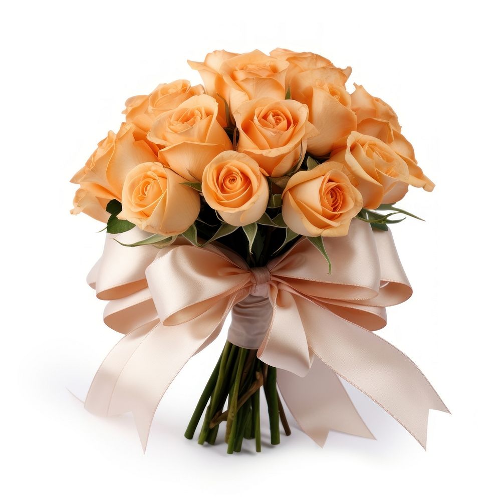 Elegant peach rose bouquet | Free Photo - rawpixel
