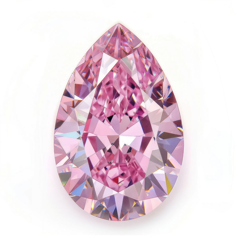 Elegant pink pear-shaped diamond | Free Photo - rawpixel