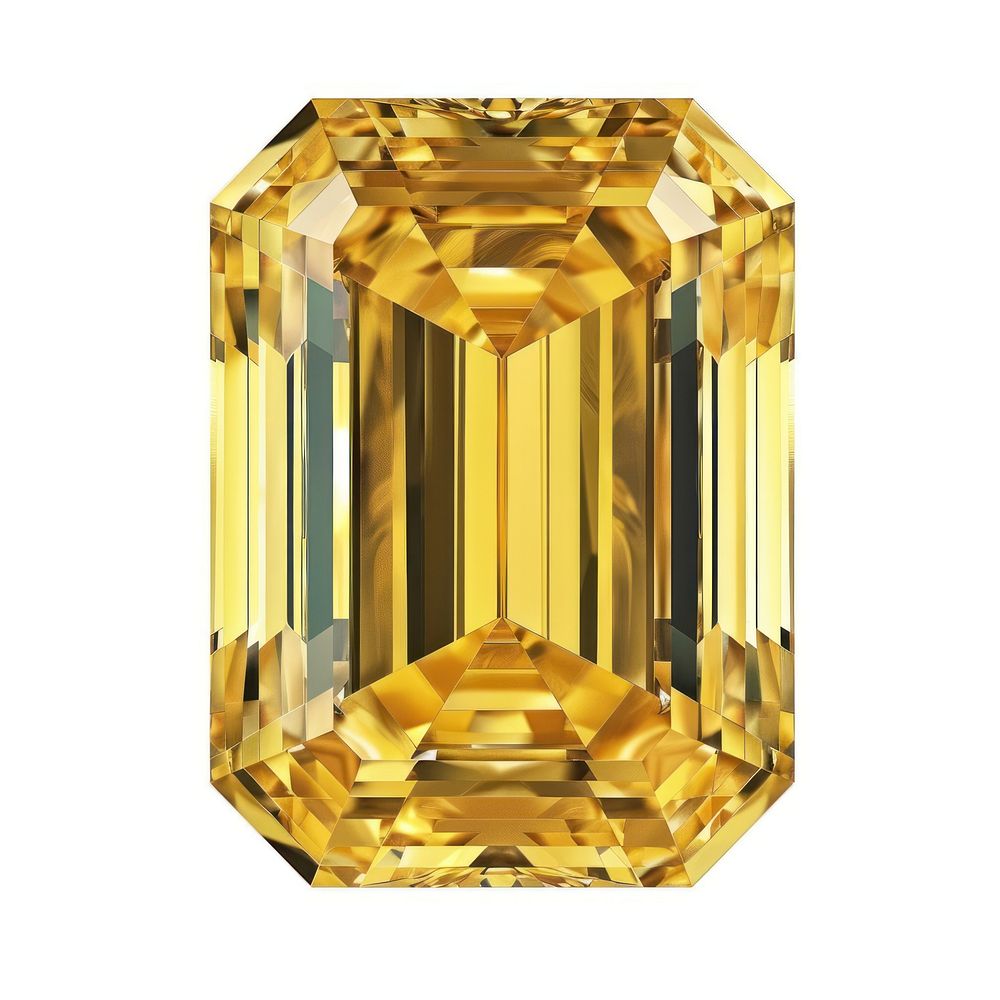 Radiant yellow emerald-cut gemstone | Free Photo - rawpixel