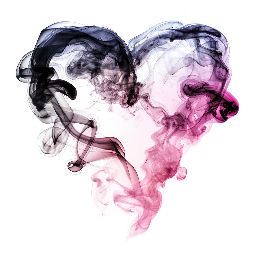 Colorful smoke heart shape | Free Photo - rawpixel