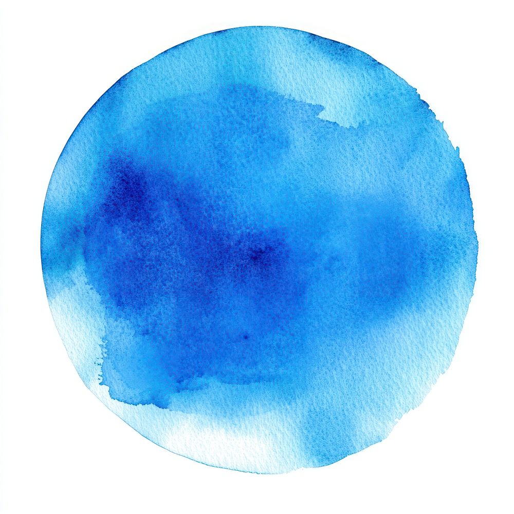 Blue watercolor circle art illustration | Free Photo Illustration ...