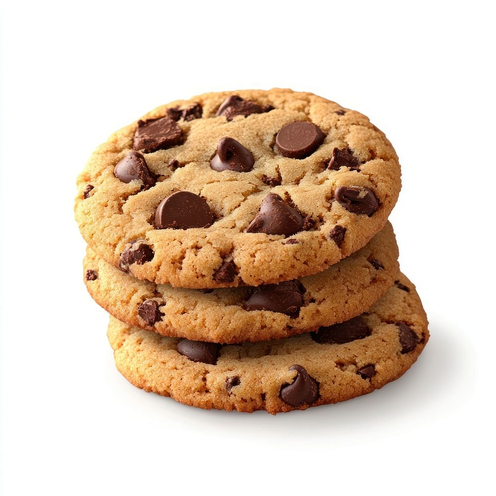 Delicious chocolate chip cookies stack | Free Photo - rawpixel