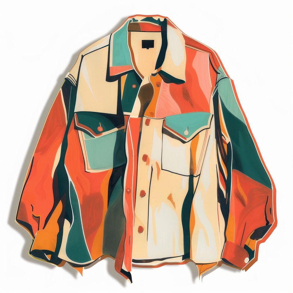 Colorful abstract jacket illustration | Free Photo Illustration - rawpixel