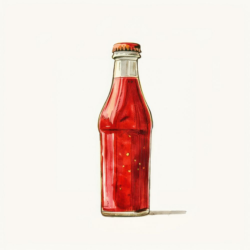 Vintage ketchup bottle illustration | Free Photo Illustration - rawpixel