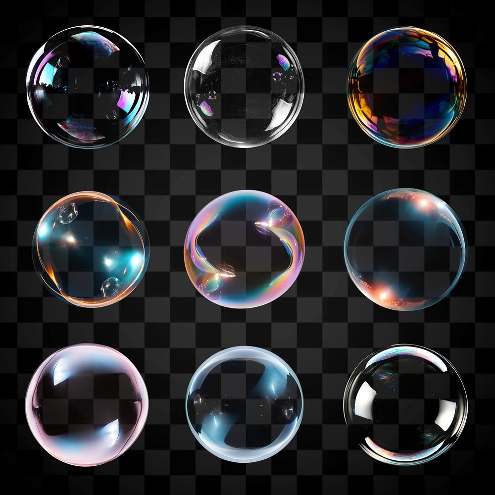Transparent bubble design element remix | Premium Photo - rawpixel
