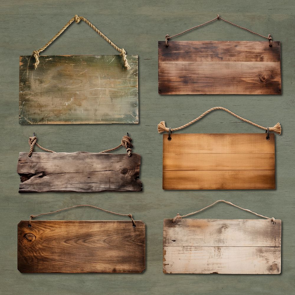 Wooden hanging sign design element | Free Photo - rawpixel