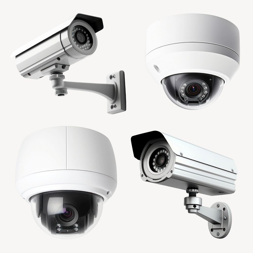 Cctv security camera design element | Free Photo - rawpixel