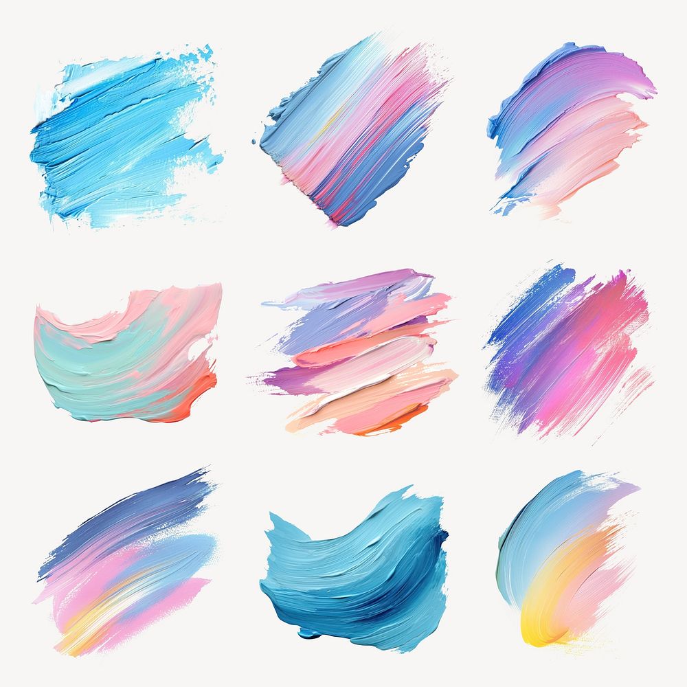 Colorful paint brush design element | Free Photo - rawpixel