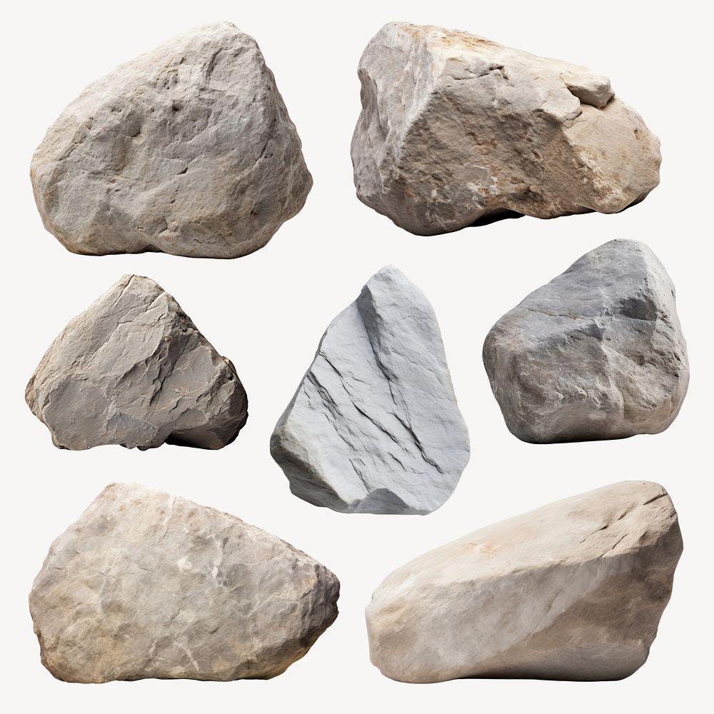 Rock design element remix set | Free Photo - rawpixel