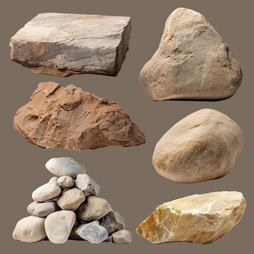 Rock design element remix set | Free Photo - rawpixel