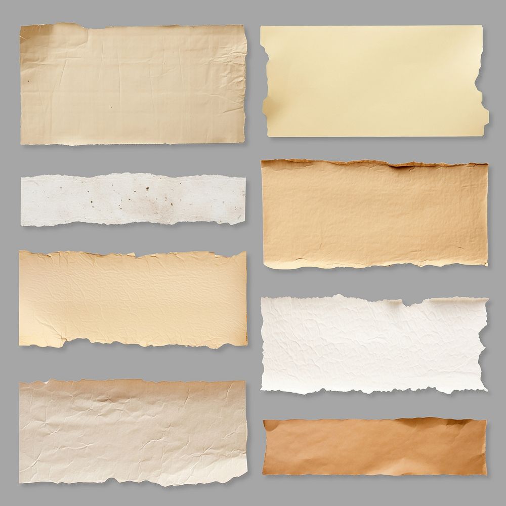 Rectangle ripped paper design element | Free Photo - rawpixel