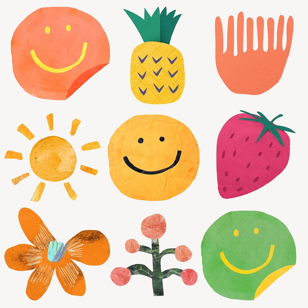 Abstract doodle sticker design element | Free Photo - rawpixel